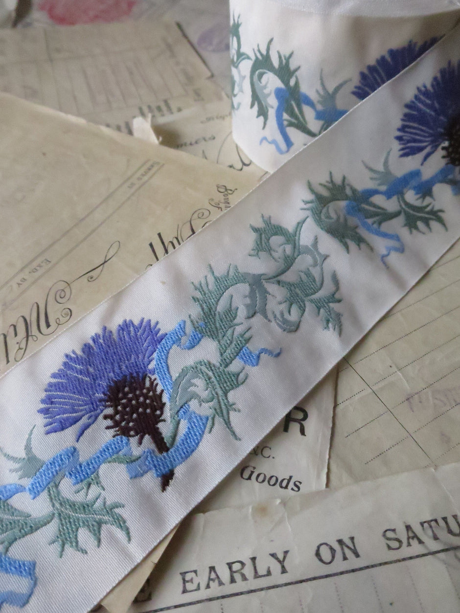 Jacquard Woven Ribbons UK | Botanical, Animal and Heritage Motifs ...